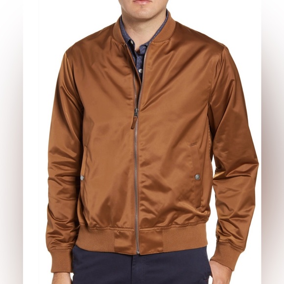 Bonobos | Jackets & Coats | Bonobos Boulevard Bomber Copper Jacket ...